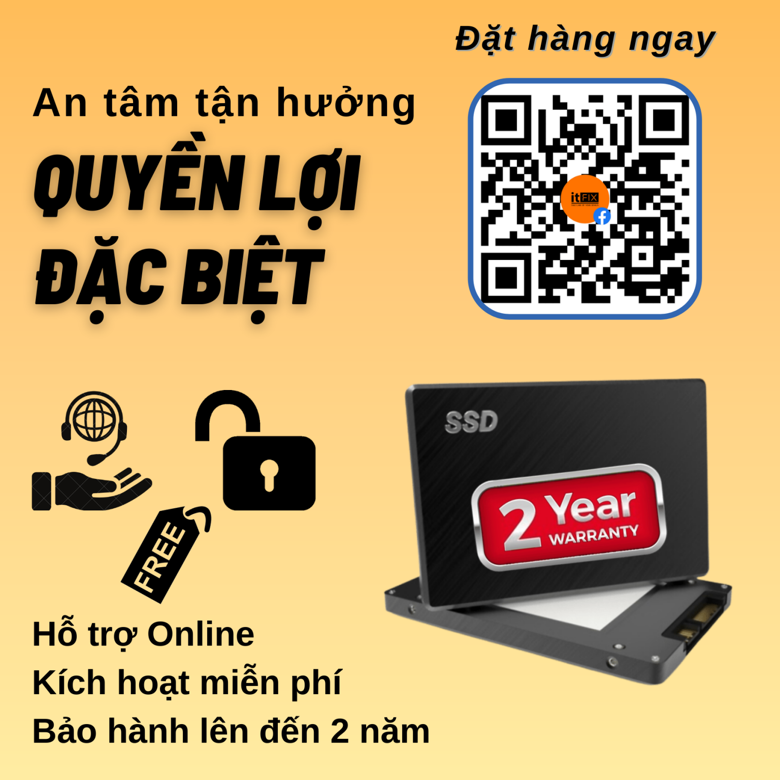 Ổ Cứng SSD Cài Win Sẵn - ITFIX Ready SSD | ITFix